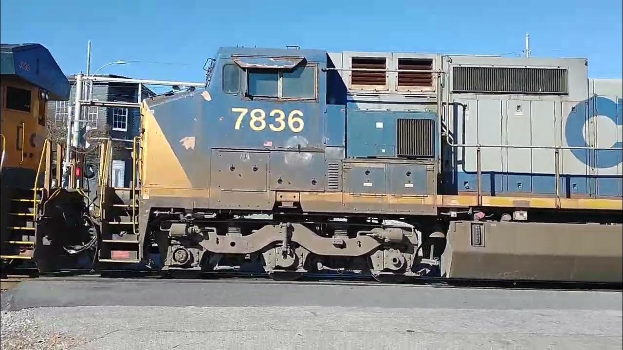 CSXT 726 leading freight Train Q583 headed Westbound @ Hamlet NC 11/27/21☀️ - YouTube