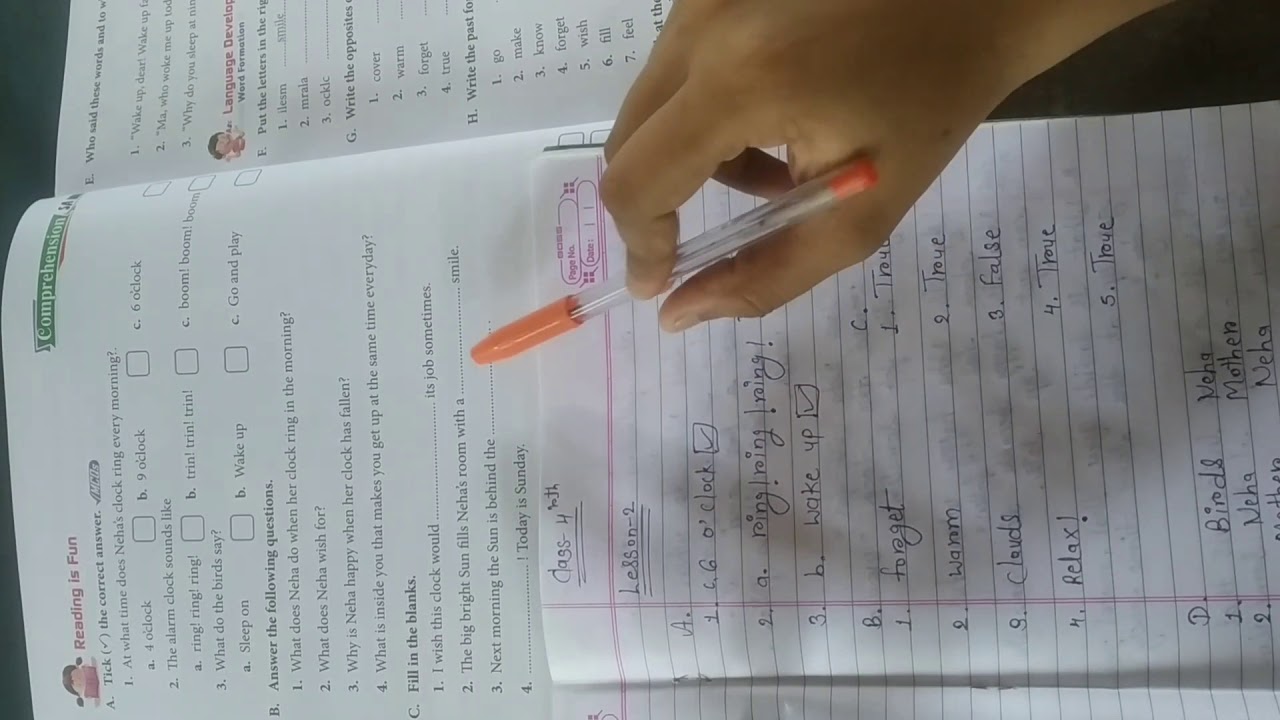 Class 4 English Lesson 2 Part 2 YouTube class-4-english-lesson-2-part-2-youtube