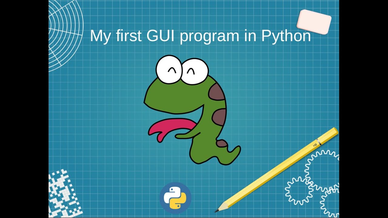 My first GUI program in Python - YouTube