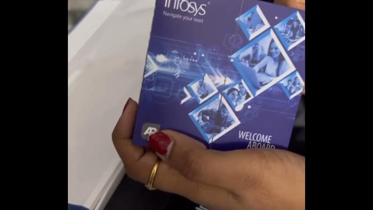 Infosys welcome kit 2022 unboxing video - YouTube