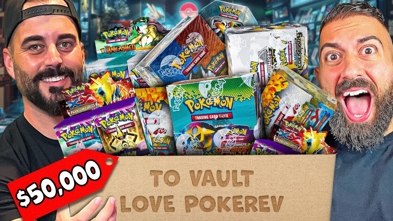 PokeRev Sent Me $50,000 Worth Of Pokemon Cards! - YouTube