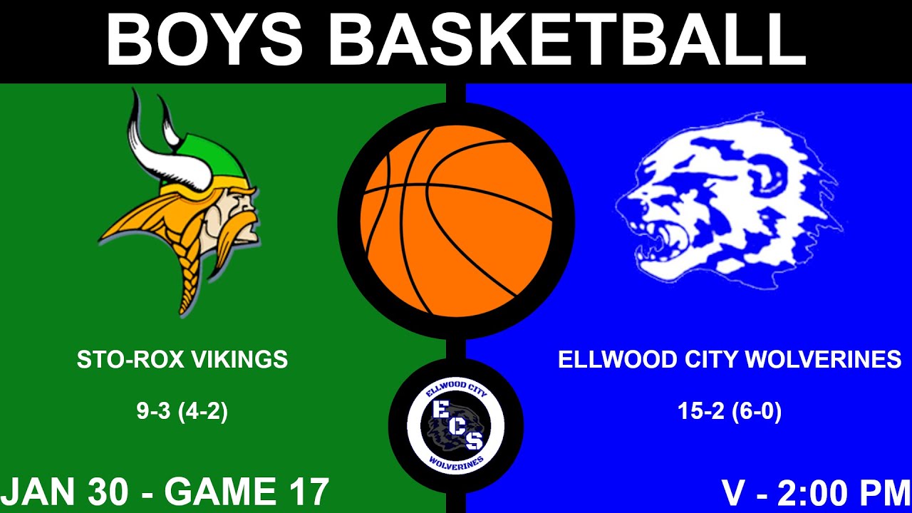 EC Boys Basketball - Ellwood City @ Sto-Rox [01/30/22: V - 2:00 PM ...