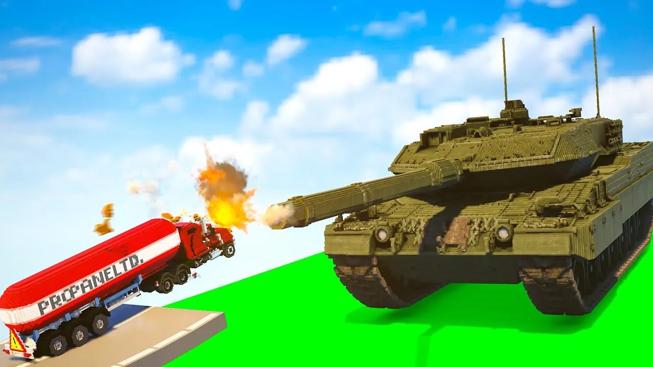 Cars vs Tank Teardown - YouTube