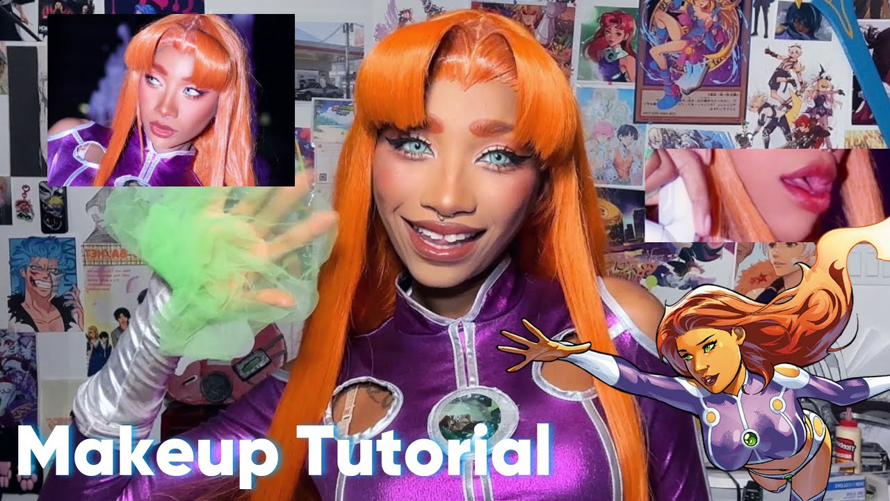Starfire Makeup Tutorial - YouTube