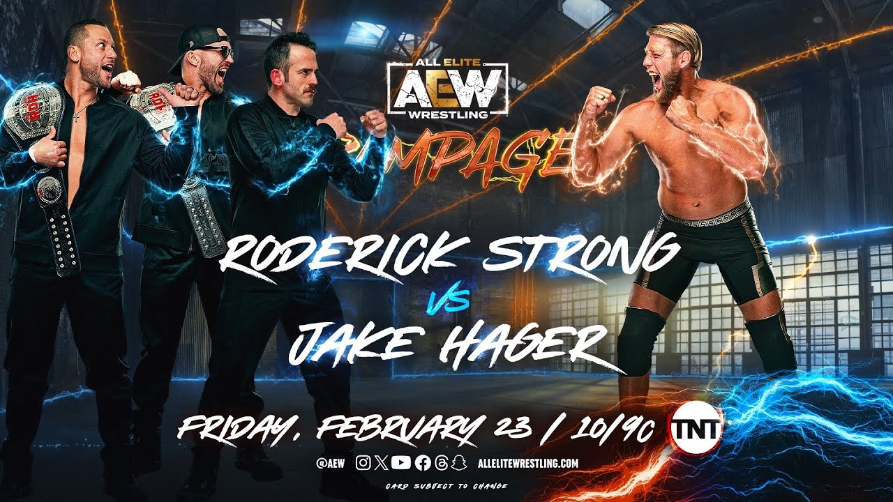 WWE 2K23 Roderick Strong Vs. Jake Hager | AEW Rampage 2/23/24 - YouTube