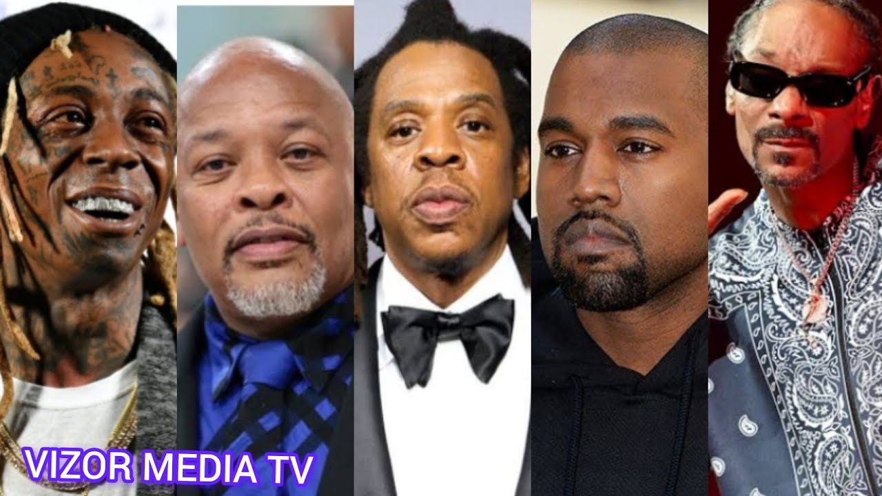 All Famous Male Rappers And Thier Net Worth 2024 | Vizor Media Tv | Hip ...