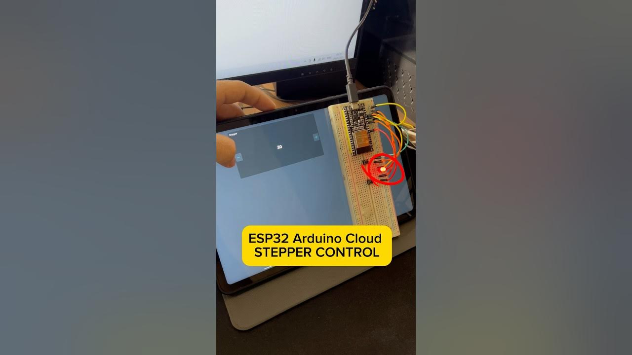 Control LED Brightness with ESP32, Buttons & Arduino Cloud Stepper ...