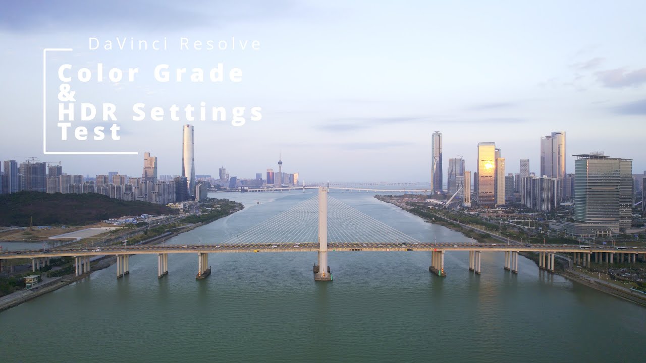 Color Grade & HDR Settings Test | DaVinci Resolve - YouTube