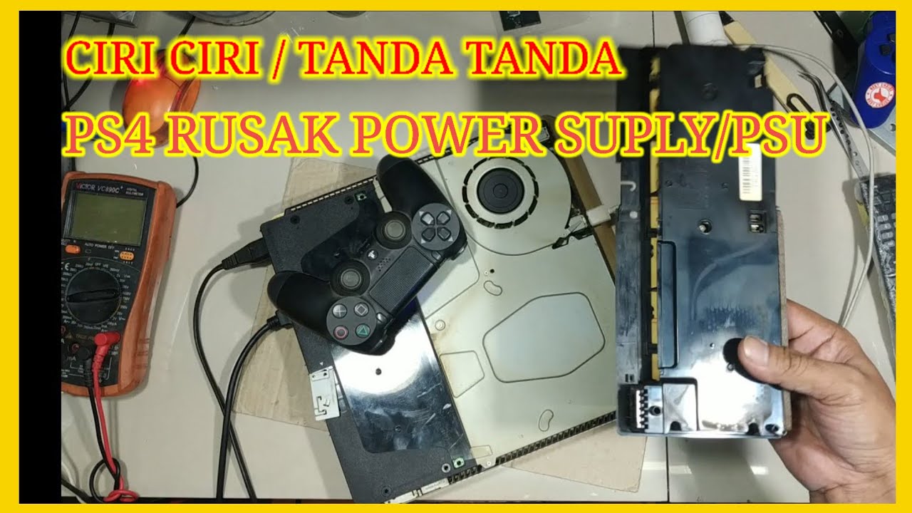 Ps4 slim ciri ciri rusak power suply alias psu - YouTube