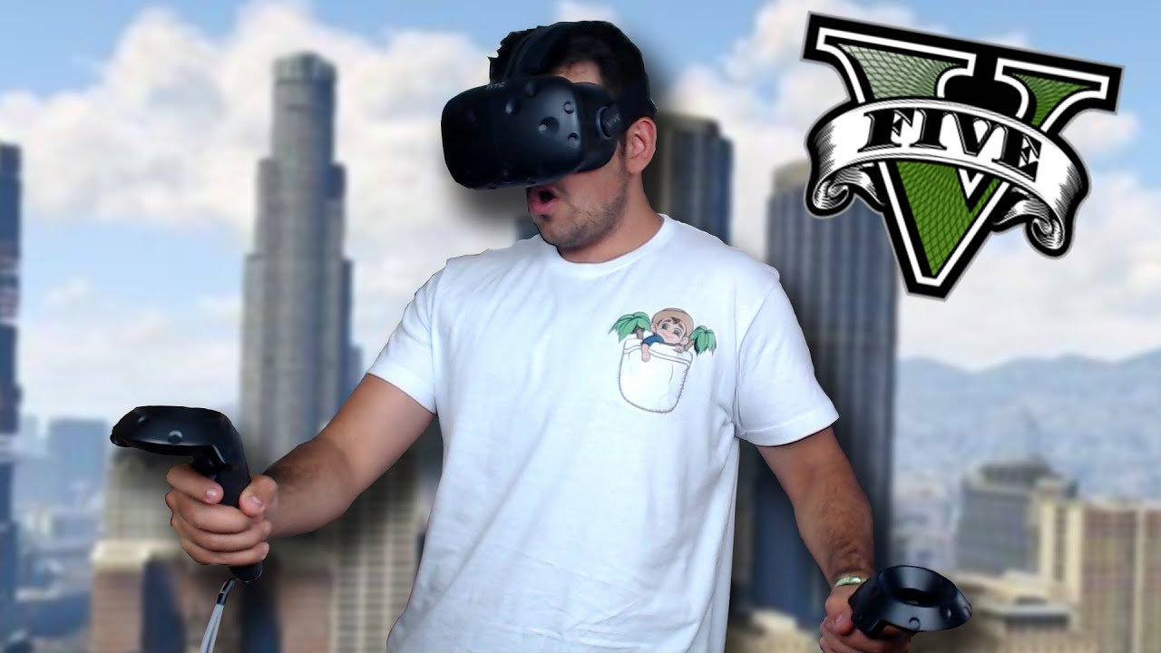 GTA V EN REALIDAD VIRTUAL !! OMG (HTC VIVE) - ElChurches - YouTube