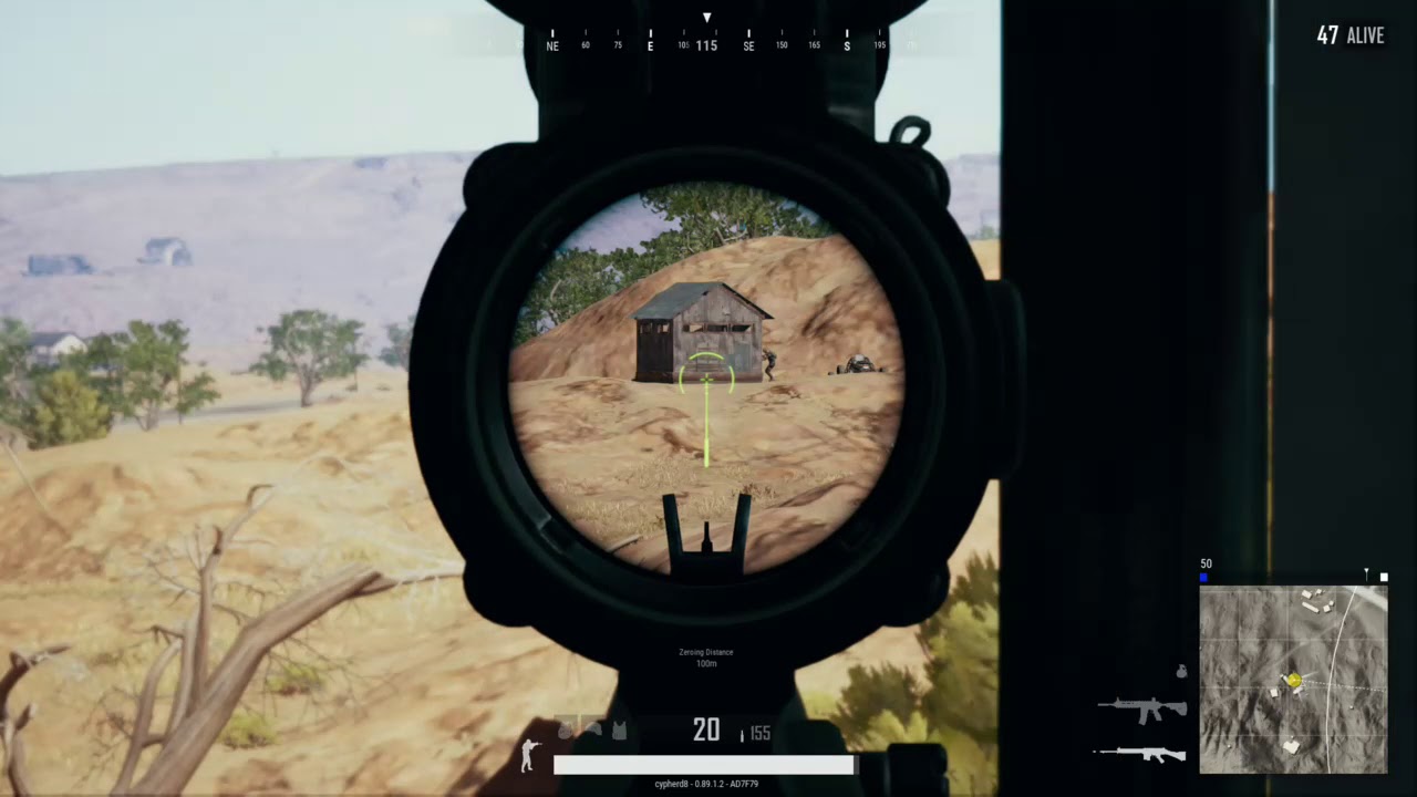 PUBG First Head Shot with SLR. Using a 3x - YouTube