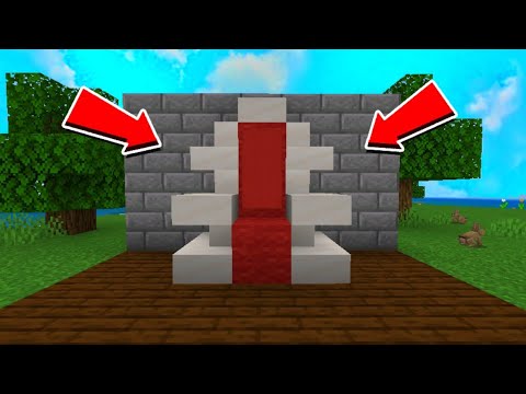 Como fazer um TRONO no Minecraft pe (sem mods) - YouTube