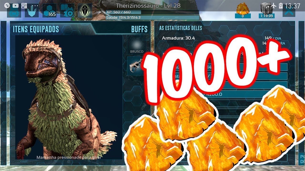 ARK SURVIVAL EVOLVED ANDROID COMO GANHAR AMBER 2019 - YouTube