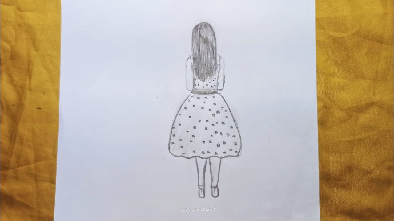 How to draw a girl step by step (very easy) - YouTube