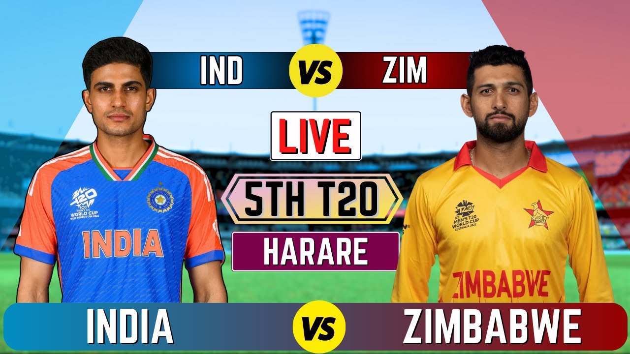 Live IND Vs ZIM Match Score | Live Cricket Match Today | IND vs ZIM T20 ...