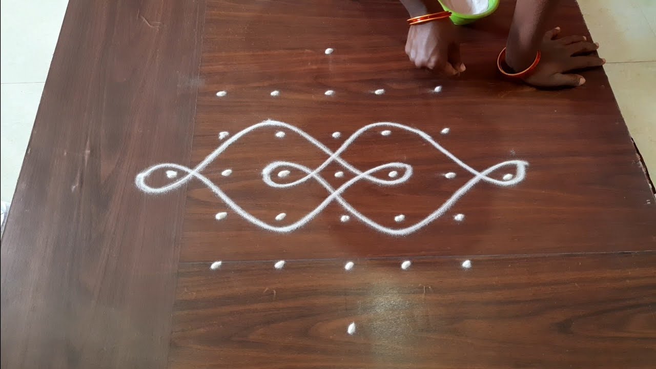 Easy melikala muggulu//chukkala muggulu//traditional muggulu ...