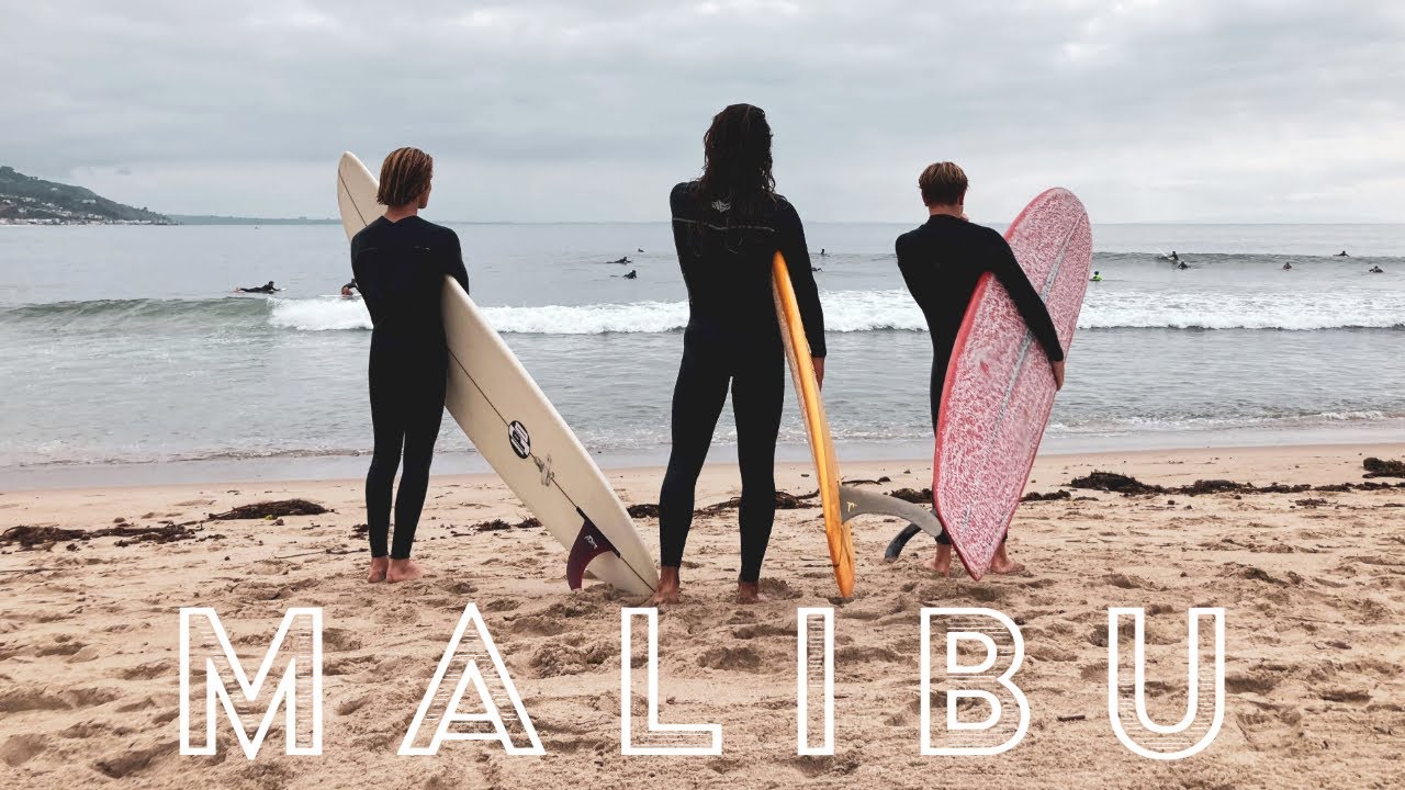 Surfing Malibu With Bros - YouTube