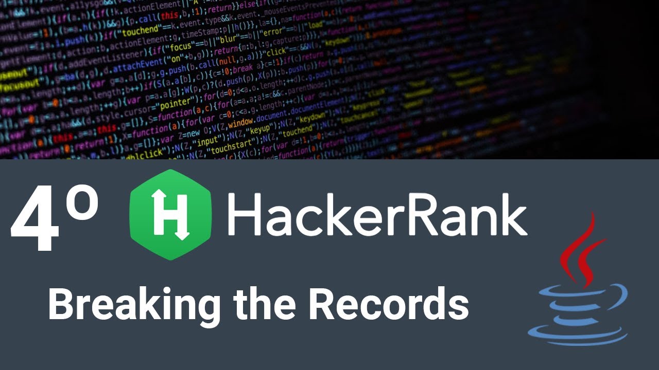 💻 Resolviendo Ejercicios De Java ☕ En Hackerrank 4 Breaking The Records Youtube