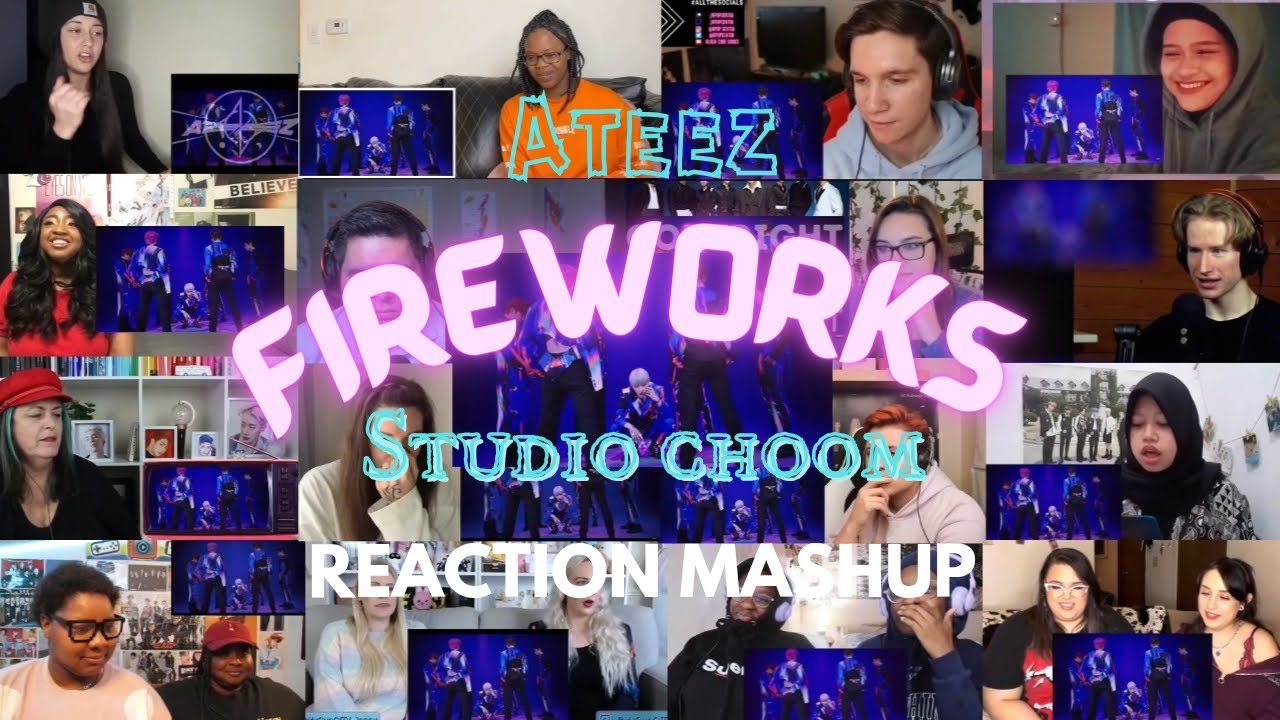 ATEEZ (에이티즈) - 'Fireworks' Studio Choom Performance REACTION MASHUP - YouTube