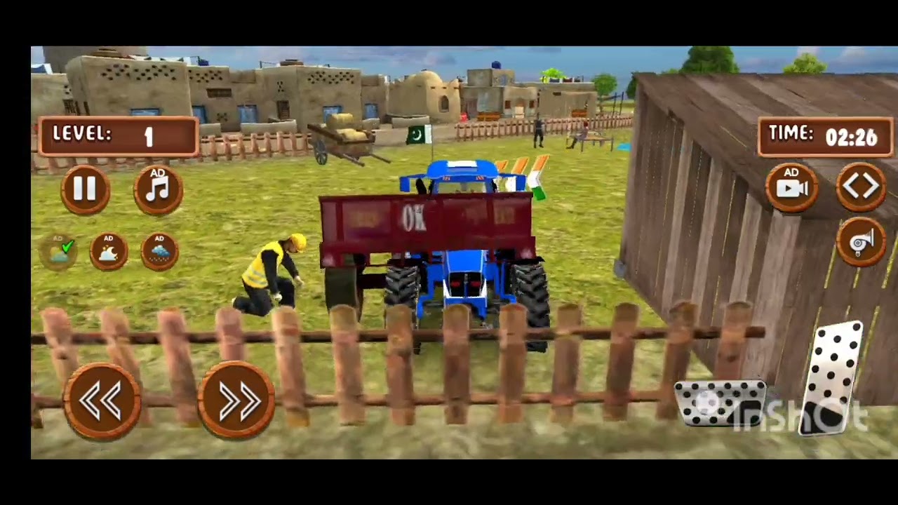 Mini tractor ||3D Tractor Video ||Minecraft tractor work - YouTube