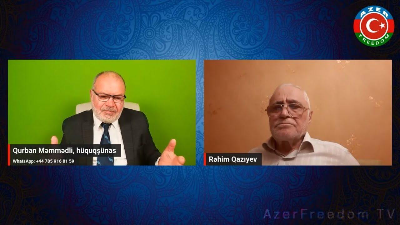 8.6.23: Gərgin debat - Qurban Məmmədli və Rəhim Qazıyev. - YouTube