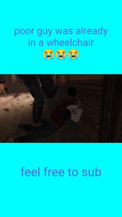 Friday the 13th game - poor guy was already in a wheelchair 😭😭😭 # ...