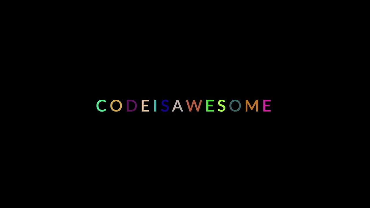 Coding Is Awesome - YouTube