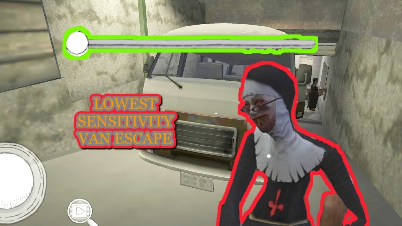 Evil Nun Version 1.9 Van Escape In Lowest Sensitivity - YouTube