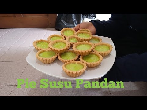 Pie Susu Pandan | Pandan Milk Pie - YouTube