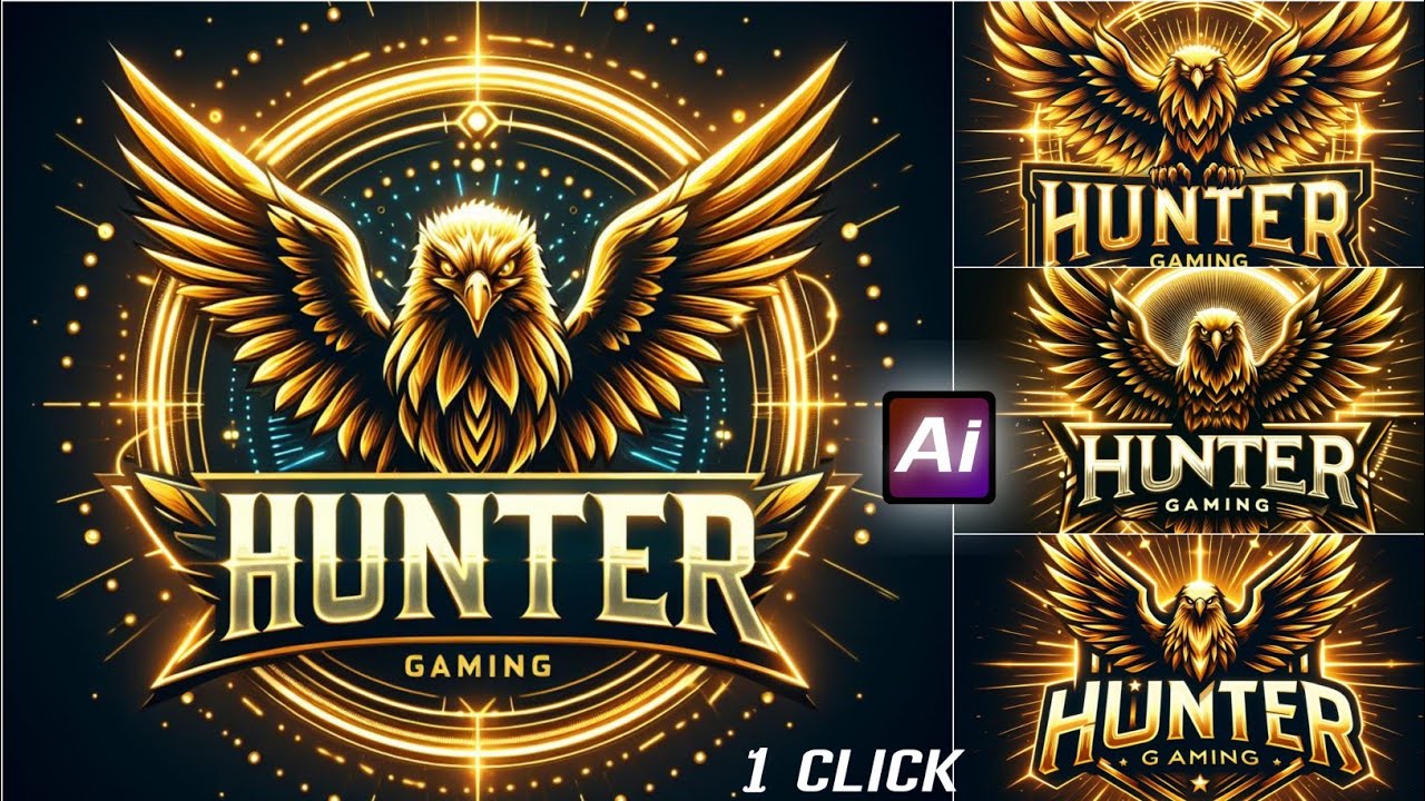 How to professional gaming logo using Bing ai image genarator || Gaming ...