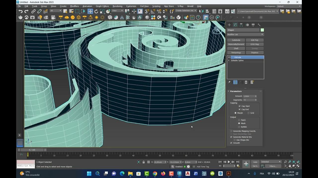 3d max proboolean - YouTube