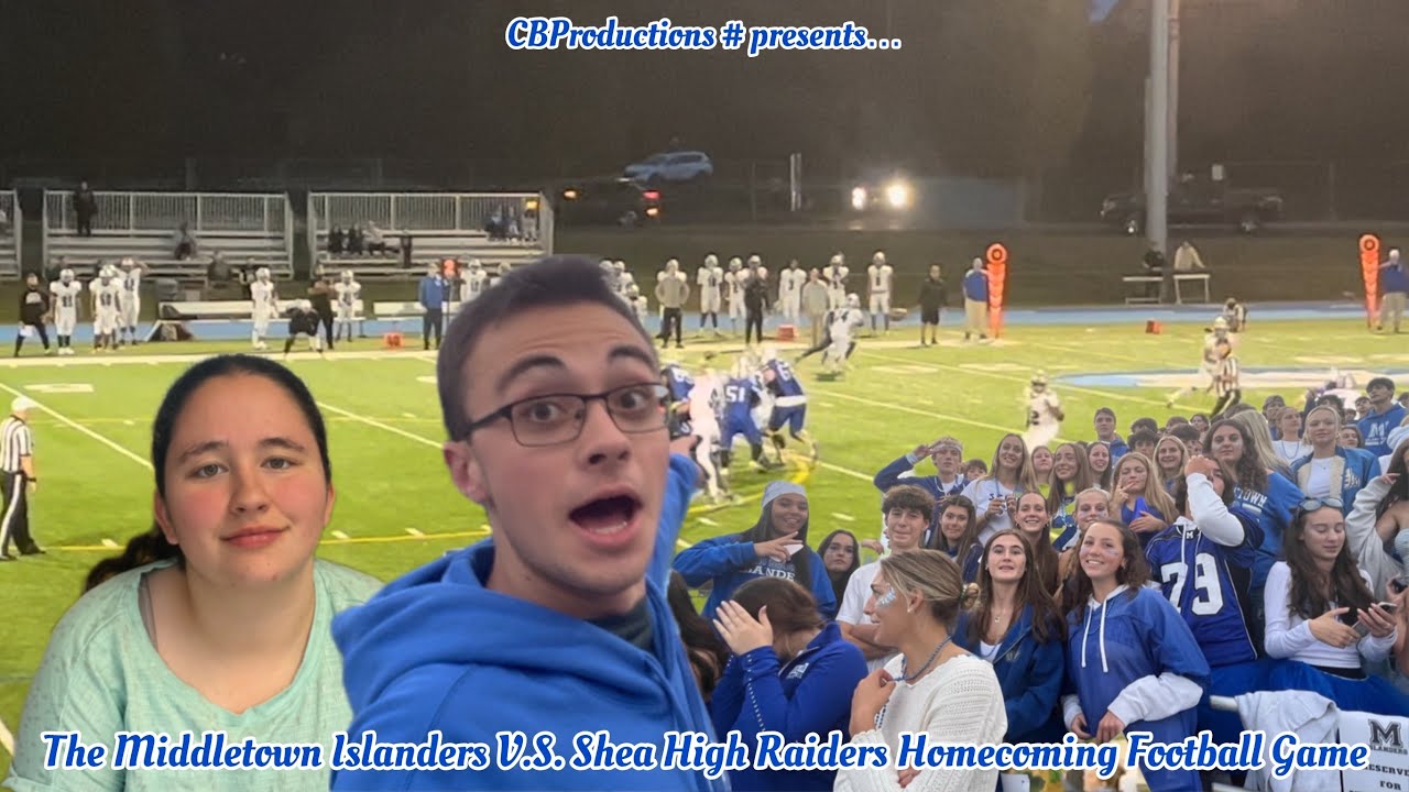 The Middletown Islanders V.S. Shea Raiders Homecoming Football Game ...