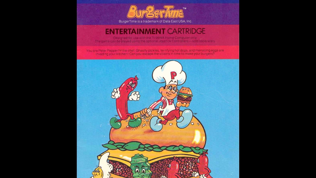 BurgerTime For The Colecovision (LongPlay) - YouTube