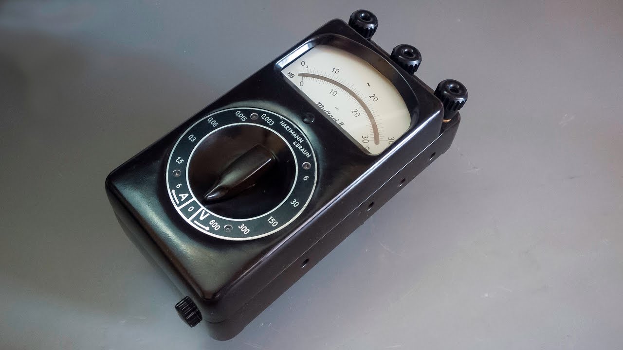 #40 Historisches Multimeter: Multavi II von Hartmann & Braun - YouTube