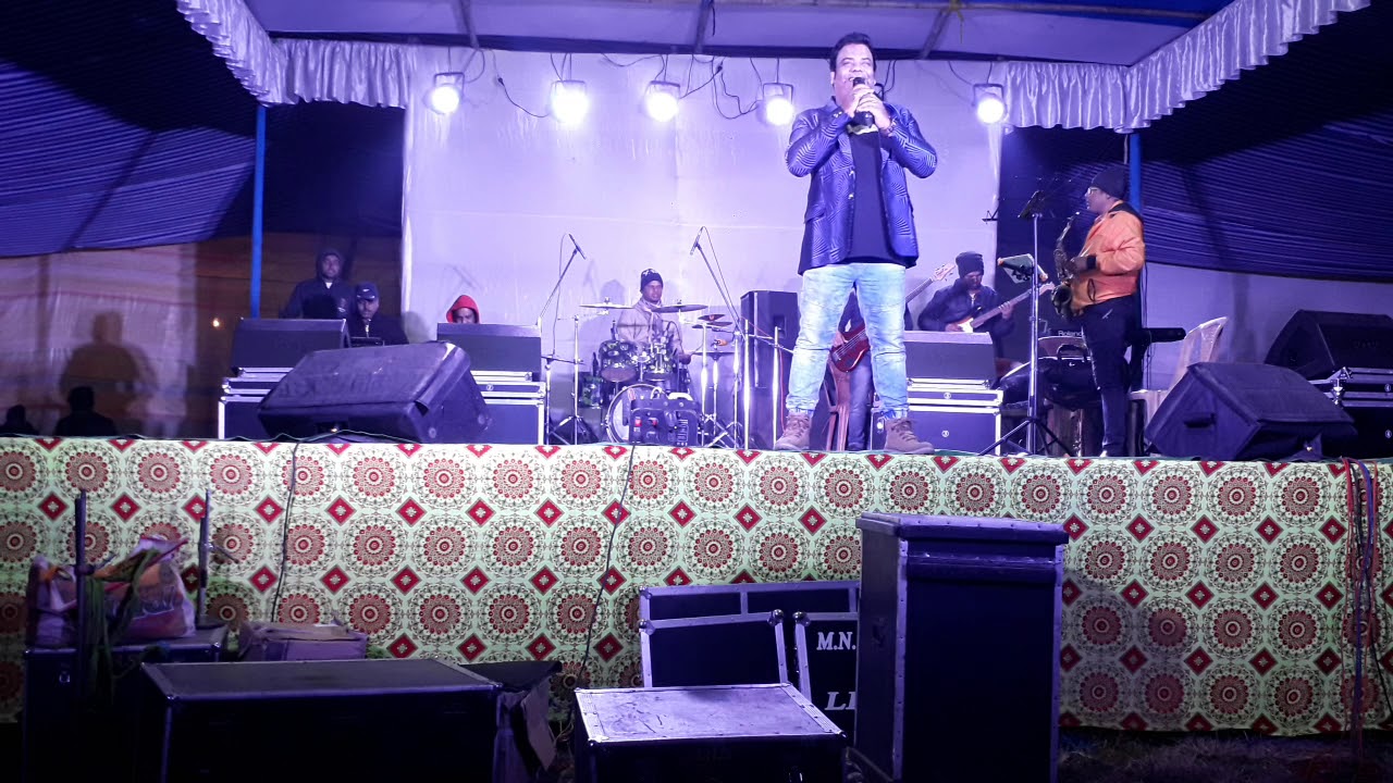 Nile nile ambar par chand .. M.N.Sound Rampurhat mob 7001723818 San Bapi .. Rock and Rock M.G ...