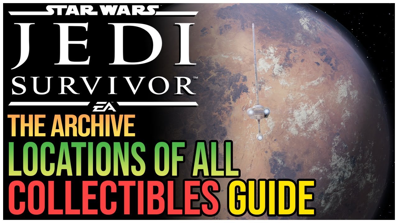 Jedha The Archive All Collectibles Star Wars Jedi Survivor - YouTube