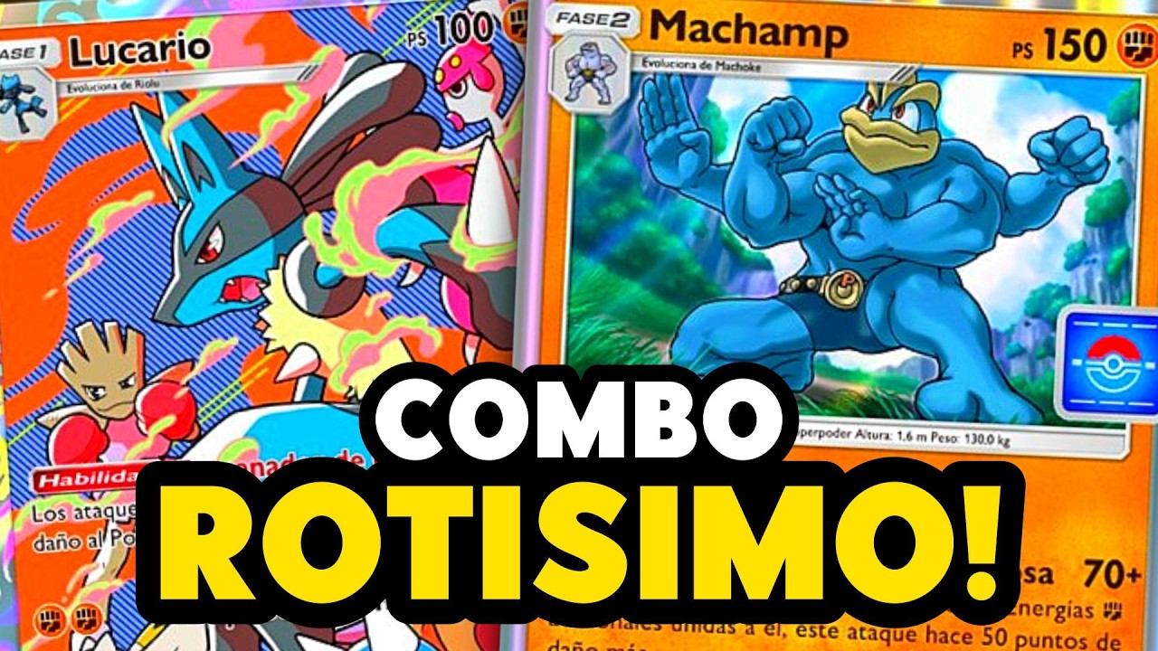 ¡La MEJOR Estrategia con Machamp y Lucario en TCG Pocket! - YouTube