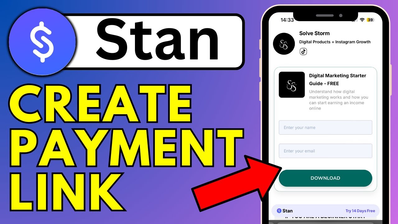 How To Create A Payment Link In Stan Store (Beginner's Guide) - YouTube