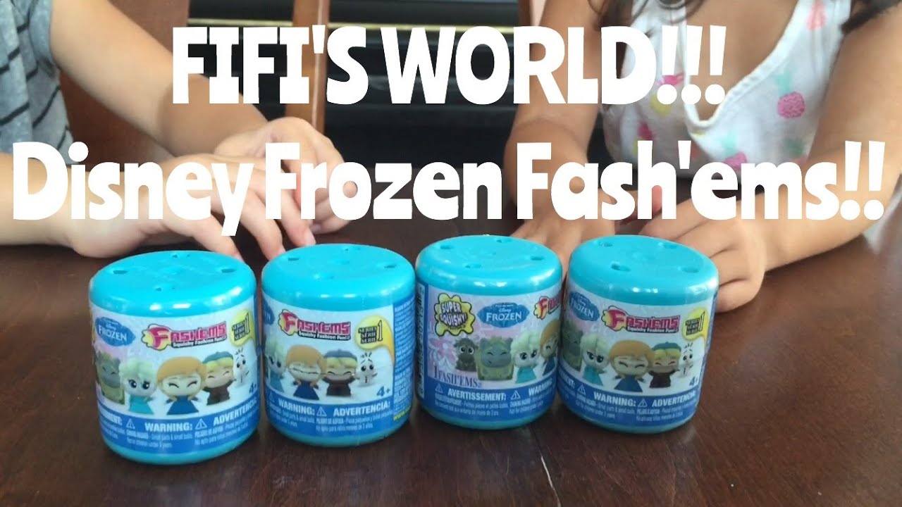 Disney Frozen Fashems and Mashems! Surprise egg capsule Elsa Anna Olaf ...