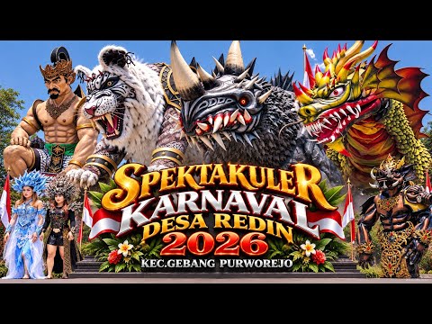 FULL OGOH OGOH BESAR !! KARNAVAL DESA REDIN 2026 KEC.GEBANG PURWOREJO !!