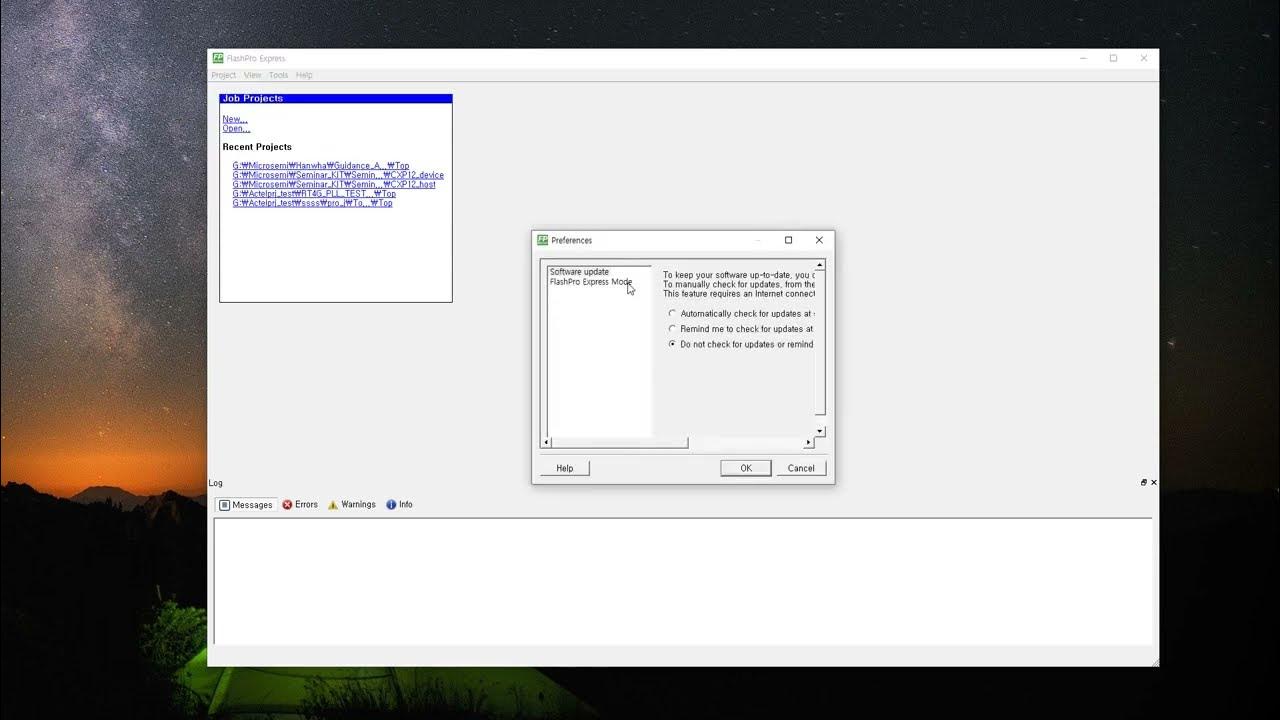 말없이 따라하기 Microchip FPGA - FlashPro Express 사용법 - YouTube