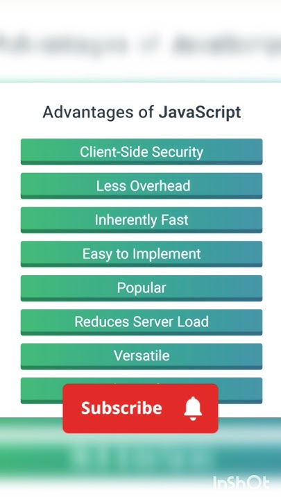 Javascript advantages and disadvantage #javascript #coding #ytshorts #viral - YouTube