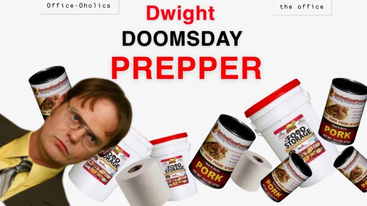 Dwight MASTER DOOMSDAY PREPPER-the office & Rainn Wilson - YouTube