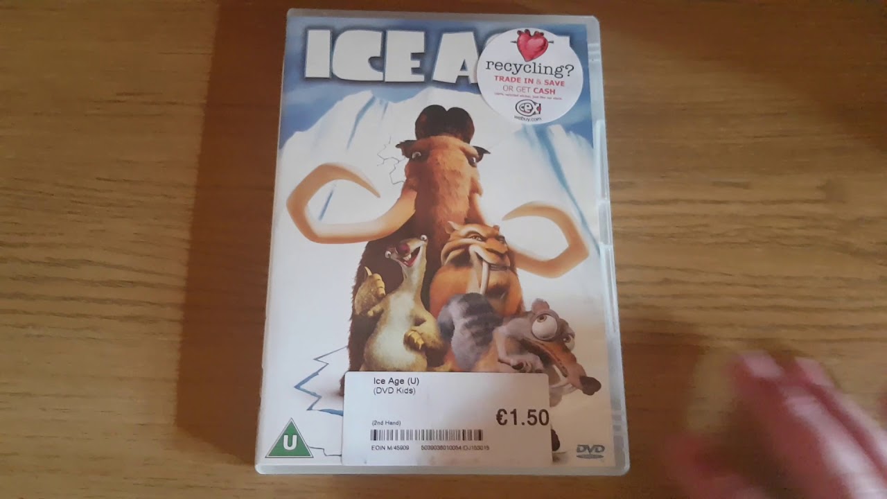 Ice Age Dvd Unboxing Youtube