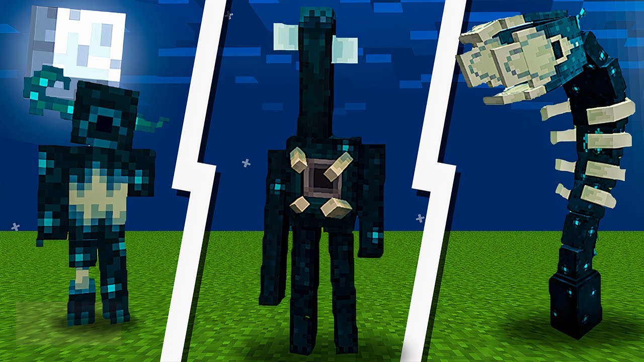 ConheÇa Os Novos Mobs Sculk Do Minecraft Youtube