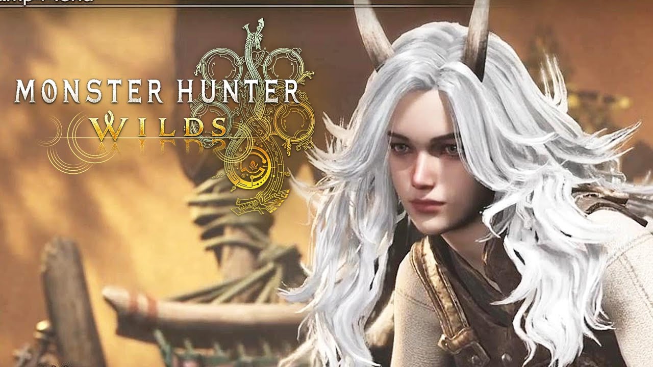 MONSTER HUNTER WILDS FEMALE CHARACTER CREATION - YouTube