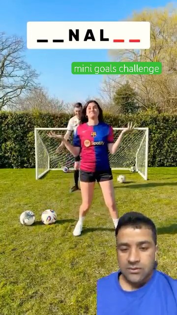 Mini goals challenge 🙀⚽️🚀#shortvideo #sportsball #soccer #football # ...