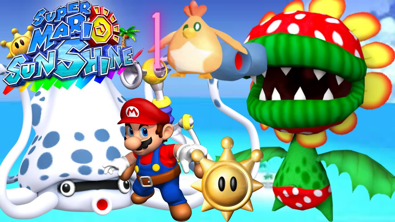 Super Mario Sunshine. A new adventure. (SMS 1) - YouTube