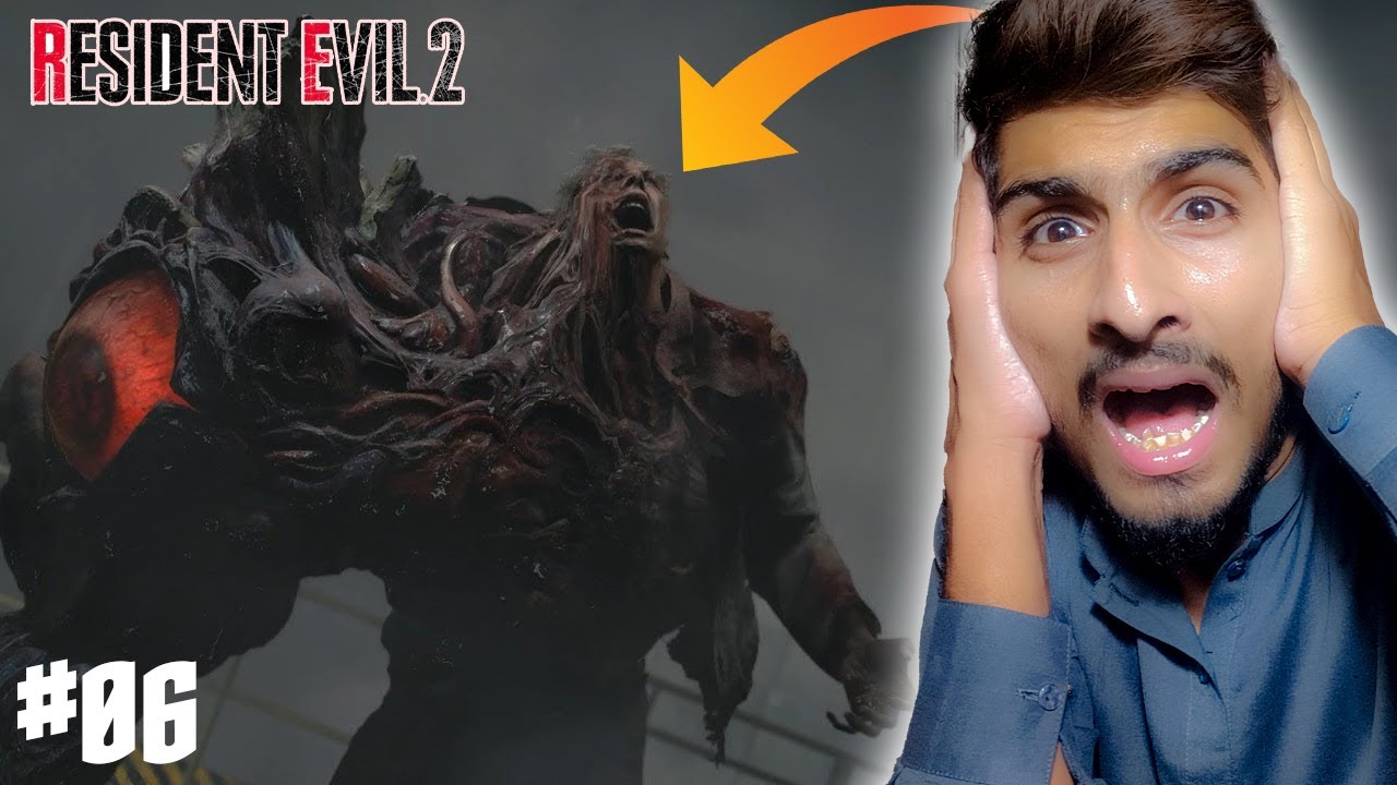 Resident Evil 2 Remake - First Boss Fight #06 - YouTube