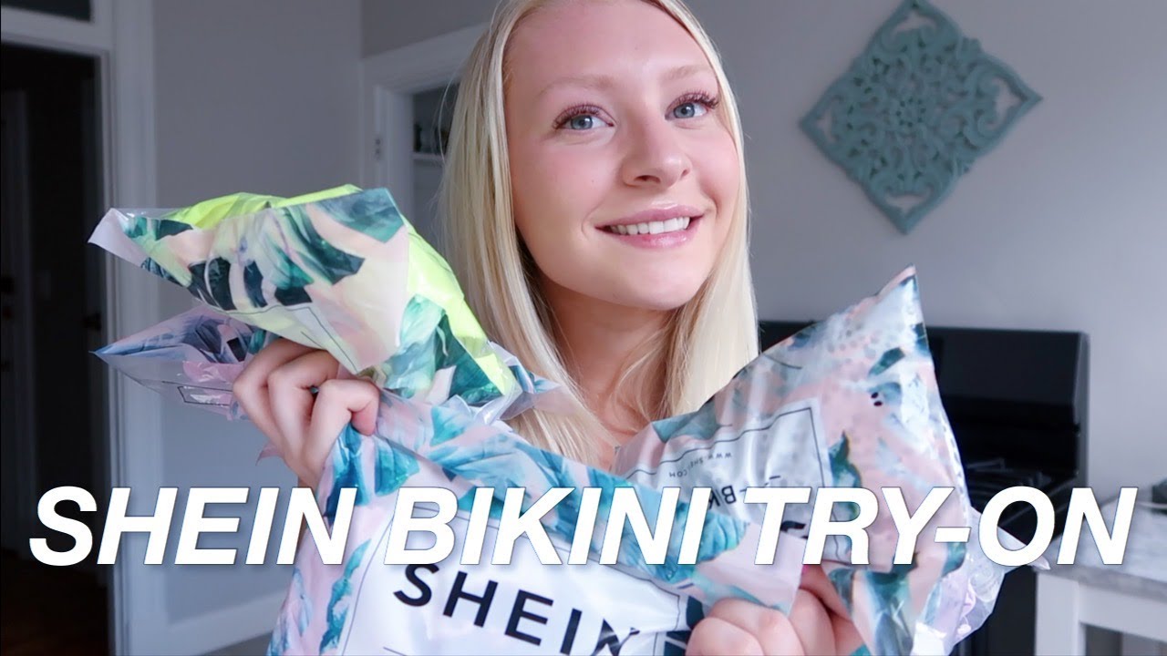 Shein Try On Bikini Haul Summer 2020 Youtube